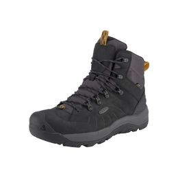 Outdoorschuh Keen "REVEL IV MID POLAR", Damen, Gr. 41, grau (anthrazit), Leder, Schuhe Outdoorschuh, wasserdicht