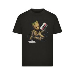 F4NT4STIC T-Shirt 'Marvel Guardians Of The Galaxy Vol2 Groot Tape' Jungen Gr&ouml;&szlig;e 146/152 mischfarben / schwarz