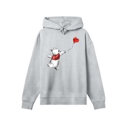 F4NT4STIC Sweatshirt 'Winnie Puuh Balloon' female Grey size L