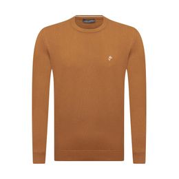 Jacey Quinn Pullover Herren Gr&ouml;&szlig;e L braun / wei&szlig;