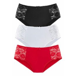 Petite Fleur Panty Damen Gr&ouml;&szlig;e XS rot / schwarz / wei&szlig;