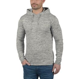 Blend Herren Kapuzenpullover "BHXing"down mix, Gr. M, Feinstrick, 100% Baumwolle, Pullover, Strickpullover mit aufgerollten S&auml;umen