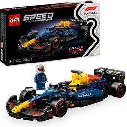 Lego Kinder Konstruktionsspielsteine "Oracle Red Bull Racing RB20 F1 Rennauto (77243)", bunt, Kunststoff, Spielbausteine, Lego Speed Champions; Made