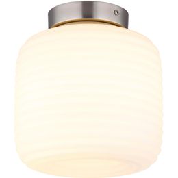 Globo LIGHTING Deckenleuchte "KLADORA", &Oslash; 20cm H: 21cm, 1 Stk.nickel matt, Leuchten, Deckenlampe Wohnzimmer-Leuchte Schlafzimmer-Leuchte Flur K&uuml;che