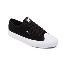 DC Shoes Herren Skateschuh "Manual Rt S", Gr. 8,5, schwarz-wei&szlig;, Obermaterial: Leder (Kuh) / Futter: Textil / Au&szlig;ensohle: Gummi, Schuhe