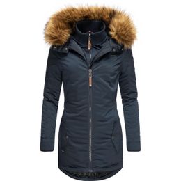 Marikoo Damen Wintermantel "Sanakoo", blau, Gr. S, Oberstoff: 100% Polyester; Futter: 100% Polyester; Wattierung: 100% Polyester; &Auml;rmelfutter: 100%