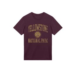 F4NT4STIC Shirt 'US National Parks Yellowstone Wyoming' male Purple size L