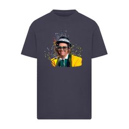 F4NT4STIC T-Shirt 'TV Times Elton John At The Piano 1977' Herren Gr&ouml;&szlig;e XXL anthrazit / mischfarben