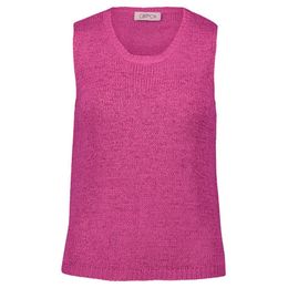 Cartoon Strick-Top mit Rundhalsausschnitt Damen Gr&ouml;&szlig;e XXXL magenta