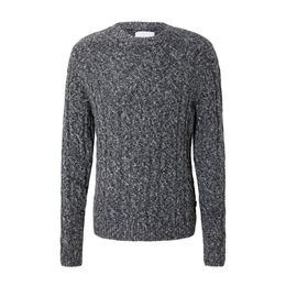 Casual Friday Pullover 'Karl' Herren Gr&ouml;&szlig;e S hellgrau / schwarzmeliert / wei&szlig;