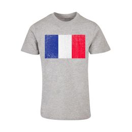 F4NT4STIC Shirt 'Frankreich Flagge France distressed' Herren Gr&ouml;&szlig;e M blau / grau / rot / wei&szlig;