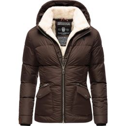 Navahoo Damen Winterjacke "Megan", braun, Gr. XS, Oberstoff: 100% Polyester; Futter: 100% Polyester; Wattierung: 100% Polyester; &Auml;rmelfutter: 100%