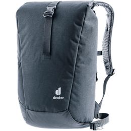 Deuter Freizeitrucksack "STEPOUT 22 L", schwarz, Rucks&auml;cke, f&uuml;r Freizeitaktivit&auml;ten, mit Roll-Top Volumenerweiterung