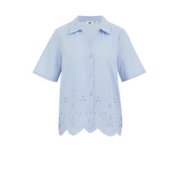 WE Fashion Bluse Damen Gr&ouml;&szlig;e XXXL hellblau