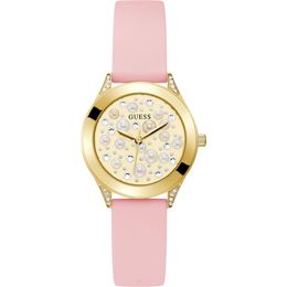 Guess Uhr Damen Gr&ouml;&szlig;e One Size gold / rosa / silber