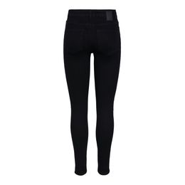Pieces Damen Skinny-fit-Jeans "PCDANA MW SKINNY JEANS BL102 NOOS BC", schwarz, Gr. L, unifarben, Denim/Jeans, Obermaterial: 75% Baumwolle, 20%