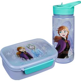 Scooli Kinder Lunchbox "Brotzeitdose & Trinkflasche, Frozen", bunt, Lebensmittelaufbewahrungsbeh&auml;lter, mit Trinkflasche