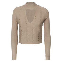 Influencer Sweater female Beige size S