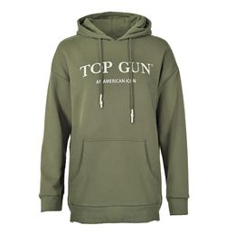 Top Gun Sweatshirt Damen Gr&ouml;&szlig;e M oliv / wei&szlig;