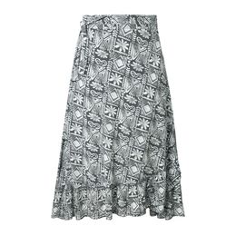 Ulla Popken Skirt female Grey size 46-48