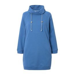 Ulla Popken Kleid Damen Gr&ouml;&szlig;e 62/64 blau Winterkleid