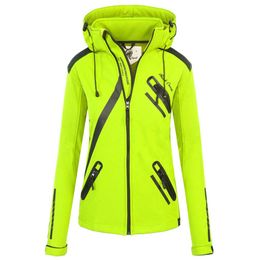 Rock Creek Outdoorjacke Damen Gr&ouml;&szlig;e L neongelb / schwarz