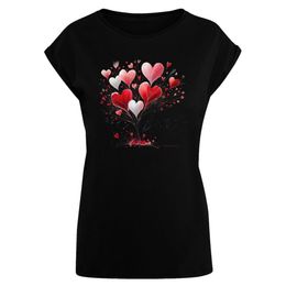 F4NT4STIC Shirt 'Herzbaum Be Mine!' female Black size L