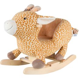 Sterntaler Baby Schaukeltier "Giraffe Kaya", braun, Polyester, B:36cm H:51cm T:67cm, Schaukeltiere