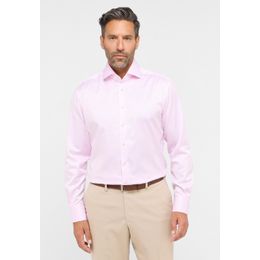 Eterna Herren Langarmhemd "MODERN FIT"rosa, Gr. 43, Satin, 100% Baumwolle, Hemden, NON IRON (b&uuml;gelfrei)