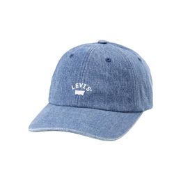 Levi's LEVI'S Damen Baseball Cap "LAZY GIRL LOGO CAP", blau, Baumwolle, Caps, mit Markenlogo Stickerei