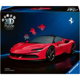 Ravensburger Kinder 3D-Puzzle "3D Puzzle Iconics, Ferrari SF90 Stradale"rot, B:6,8cm H:12,8cm T:25,1cm, Puzzles, Made in Europe