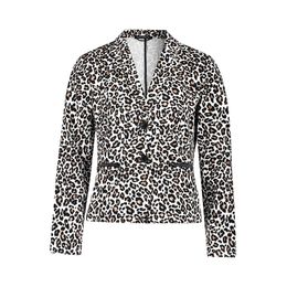 Betty Barclay Blazer Damen Gr&ouml;&szlig;e 40 braun / schwarz / wei&szlig;