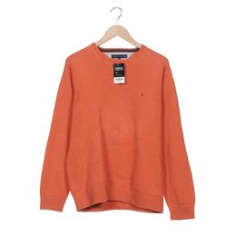 Tommy Hilfiger Pullover Herren Gr&ouml;&szlig;e XL Second Hand orange