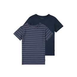 Minymo T-Shirt Jungen Gr&ouml;&szlig;e 92 nachtblau / taubenblau