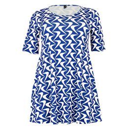 Yoek Tunika Damen Gr&ouml;&szlig;e L/XL indigo / wei&szlig;