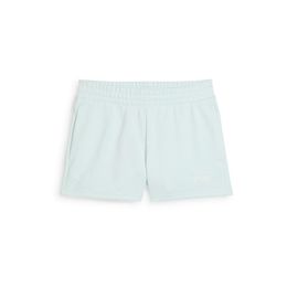 Puma Sportshorts 'ESS No. 1' Damen Gr&ouml;&szlig;e S hellblau / wei&szlig;