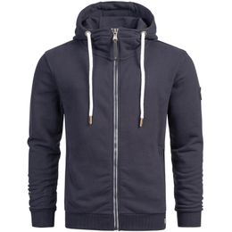 Herren Sweatjacke "ASGilio", blau, Gr. XXL, Alessandro Salvarini, Obermaterial: 65% Baumwolle, 35% Polyester, Sweatjacken, aus hochwertigem, warmem
