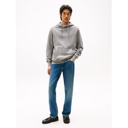Tommy Hilfiger Herren Hoodie "ESSENTIAL TERRY"medium grau heather, Gr. S, Sweatware, Obermaterial: 100% Baumwolle, Sweatshirts, mit Tunnelzug und