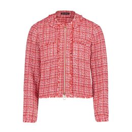 Betty Barclay Blazer-Jacke mit Fransen Damen Gr&ouml;&szlig;e 36 rot