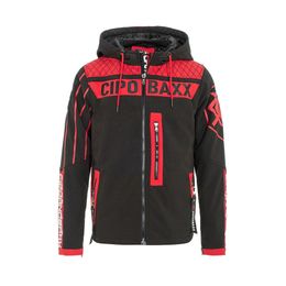 Cipo & Baxx CIPO & BAXX Jacke Herren Gr&ouml;&szlig;e L rot / schwarz