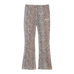 Pull&Bear Pull&Bear Hose Damen Gr&ouml;&szlig;e 38 beige / dunkelgrau / wei&szlig;