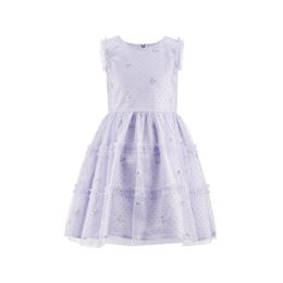 happy girls Kinder Sommerkleid "M&auml;dchenkleid"lila, Gr. 104, Stoff, 100% Polyester, Kleider