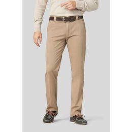 MEYER Herren Chinos "Roma", beige, Gr. 38, unifarben, 97% Baumwolle, 3% Elasthan, Hosen, mit Stretch-Dehnbund aus weicher Baumwollmischung