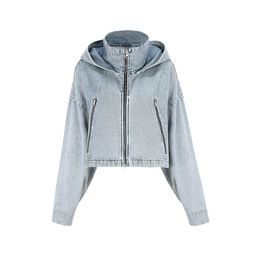 FRESHLIONS Jeansjacke 'Juliana' Damen Gr&ouml;&szlig;e S hellblau
