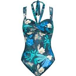 Triumph Badeanzug ' Summer Fleur ' Damen Gr&ouml;&szlig;e M t&uuml;rkis