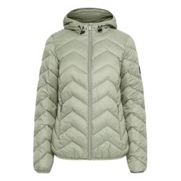 Fransa Jacke 'BAPADDING' Damen Gr&ouml;&szlig;e XL grau / hellgr&uuml;n Winterjacke