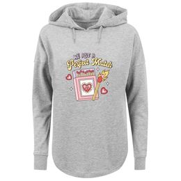 F4NT4STIC Sweatshirt 'We Are A Perfect Match Love' Damen Gr&ouml;&szlig;e XL honig / graumeliert / helllila / rosa
