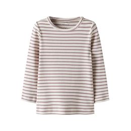 name it Shirts 'NMNBANI' Jungen Gr&ouml;&szlig;e 122/128 mauve / wei&szlig;