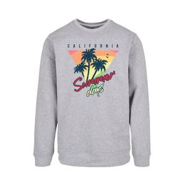 F4NT4STIC Sweatshirt 'California Palmen Retro' male Grey size S