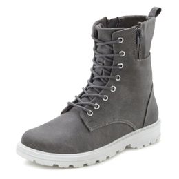 Lascana Damen Stiefelette, grau, Gr&ouml;&szlig;e 36